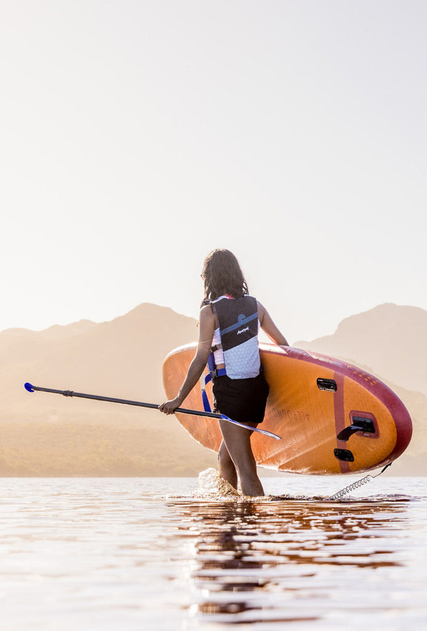 Aquaplanet ALLROUND TEN 10’ Inflatable Paddle Board Package - Orange ...